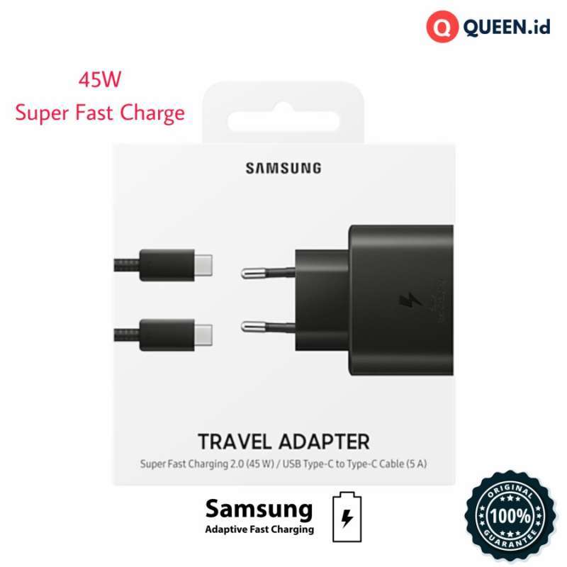Jual Samsung Charger USB TYPE C PD 45W Super Fast Charging S21 Note 20 ...