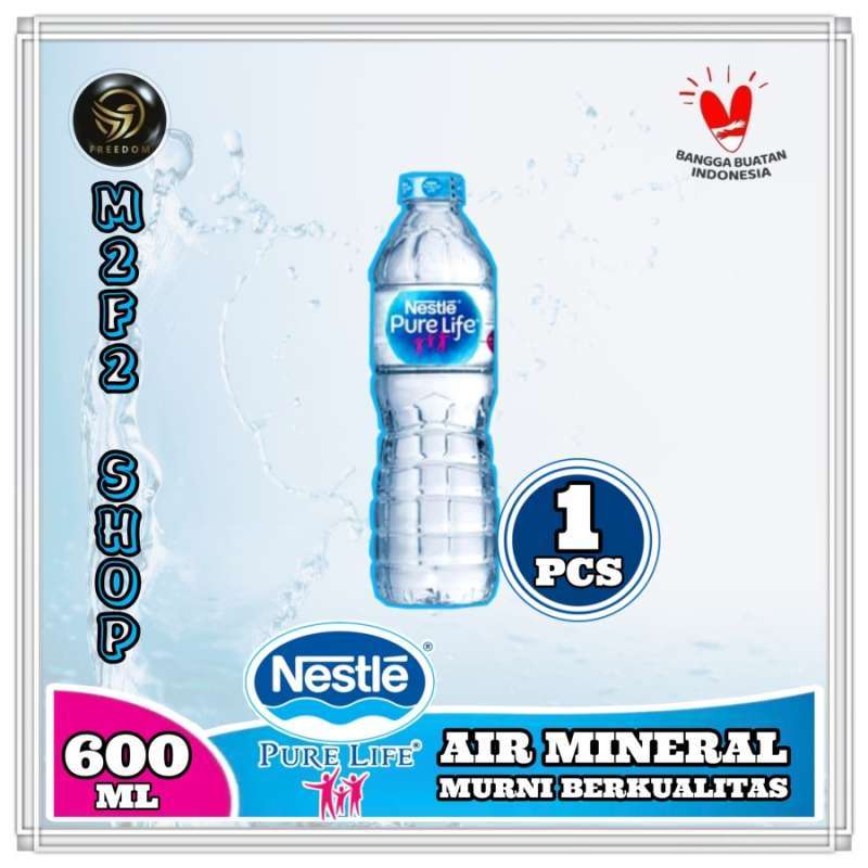 Promo Air Mineral Nestle Pure Life Botol Tanggung - 600 ml (Kemasan ...