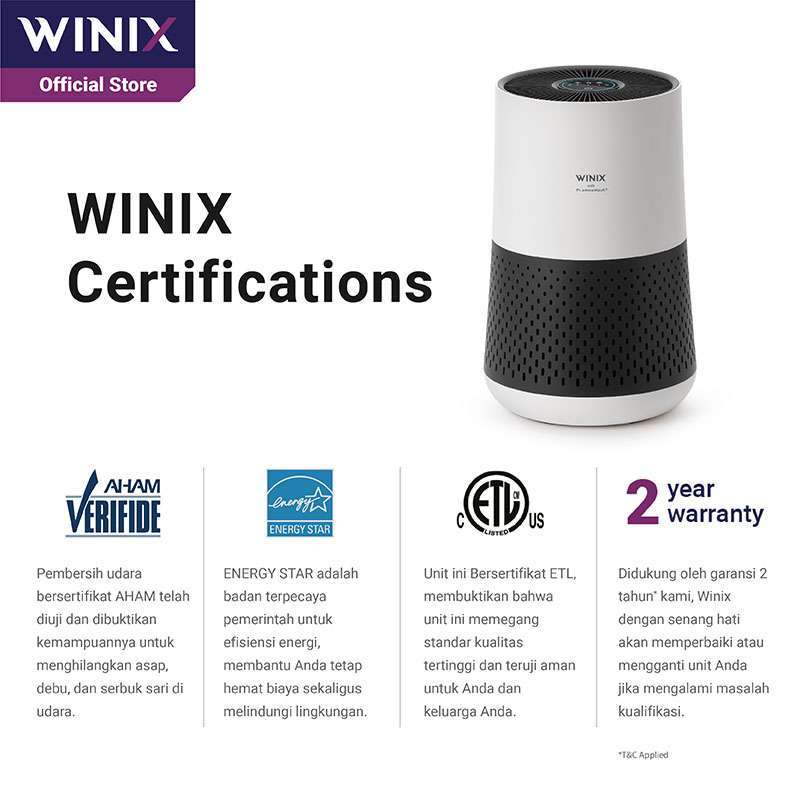 Promo Winix Zero Compact Air Purifier / Pembersih Udara Diskon 39% Di ...