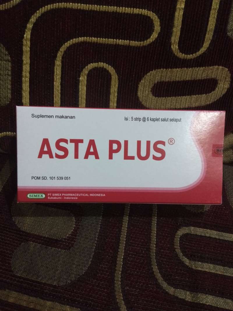 Jual Asta plus box isi 5 strip@6 kaplet salut selaput di Seller Sentral ...