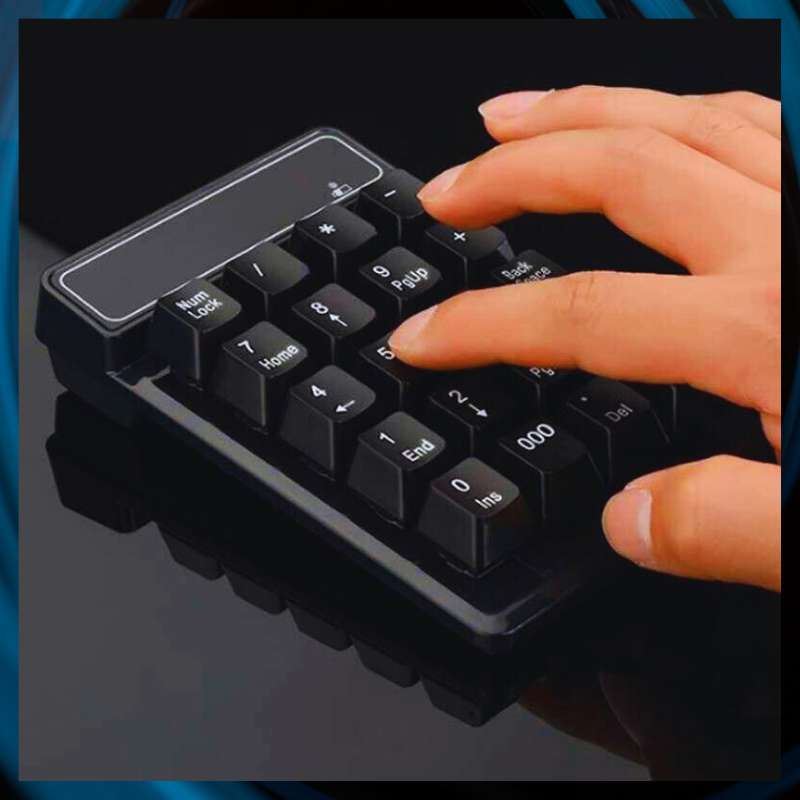 Jual XZT123 Numeric Keypad Numpad USB Black Switch Gaming keyboard ...