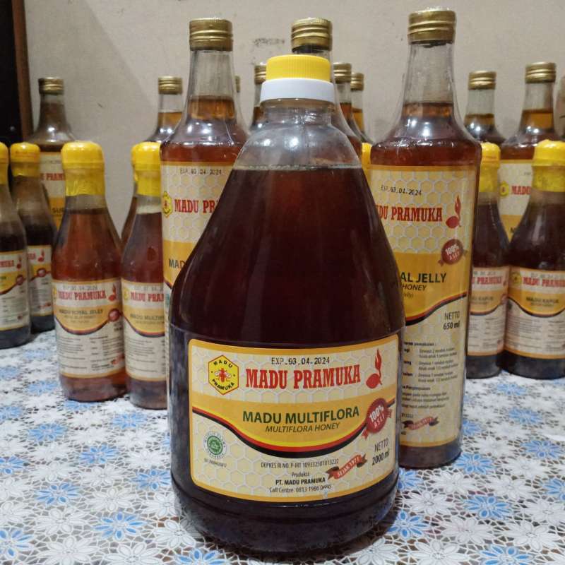 Jual Madu Pramuka - Madu Multiflora (Multiflora Honey) - Net 650 ml (1 ...