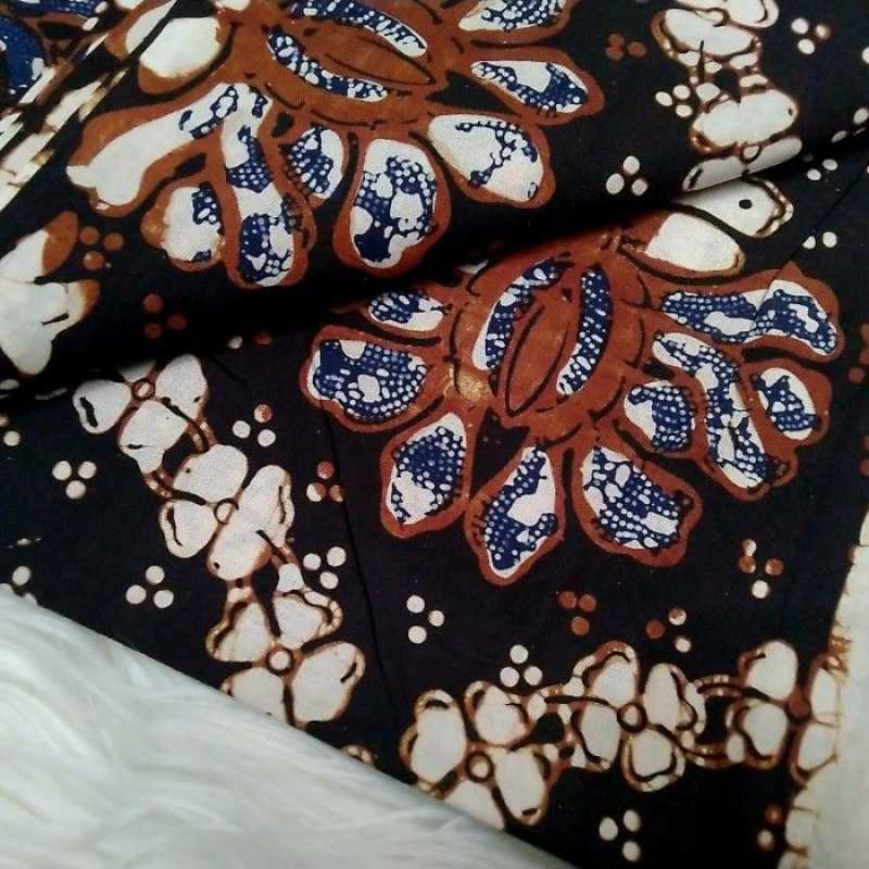 Jual Kain Batik Sogan Jogja Melati Secontong Di Seller Balebatik ...