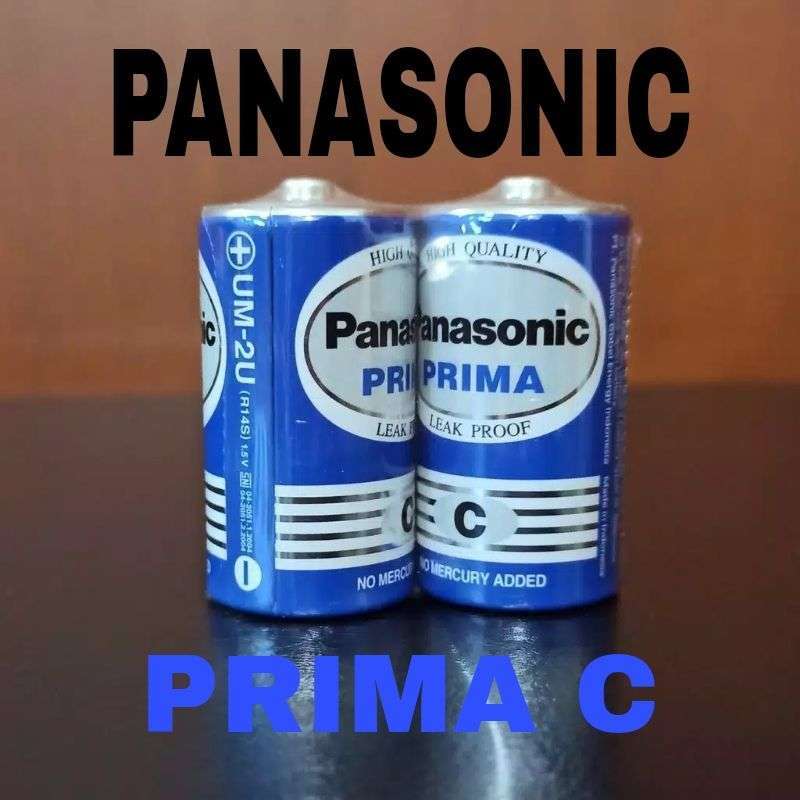 Jual Baterai PANASONIC ORIGINAL ukuran tanggung untuk jam lama tipe C ...