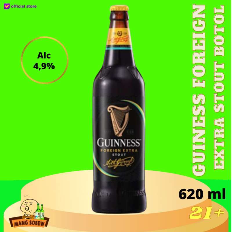 Jual Guiness Beer Hitam Botol 620 Ml Di Seller Mangsobew - Petukangan ...