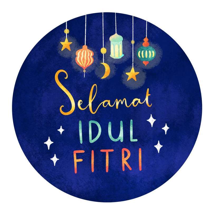 Jual Sticker Lebaran / Sticker Label Idul Fitri Toples Kue Kering ...