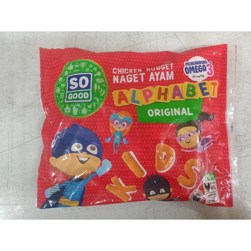 Jual SO GOOD CHICKEN NUGGET NUGET AYAM ALPHABET 400GR di Seller Generalfoodnfrozen - Babakan ...