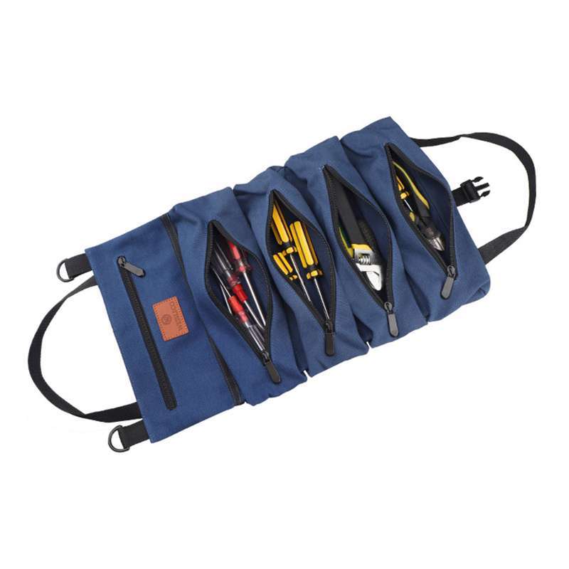 Promo Roll Tool Bag, Multi-Purpose Tool Roll Up Bag, 18.5”x11” Wrench ...