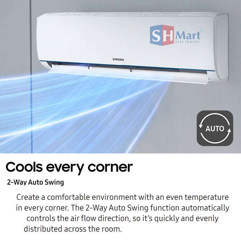 Jual Ac Samsung 1 Pk Standard Ar09tghqasinse Freon R32 824 Watt (medan ...