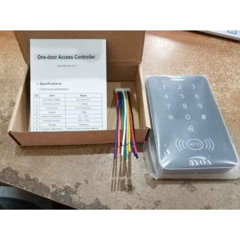 Promo 5YOA RFID Access Control Panel X1 DoorLock 125khz 12V keypad password ORIGINAL 100% ...