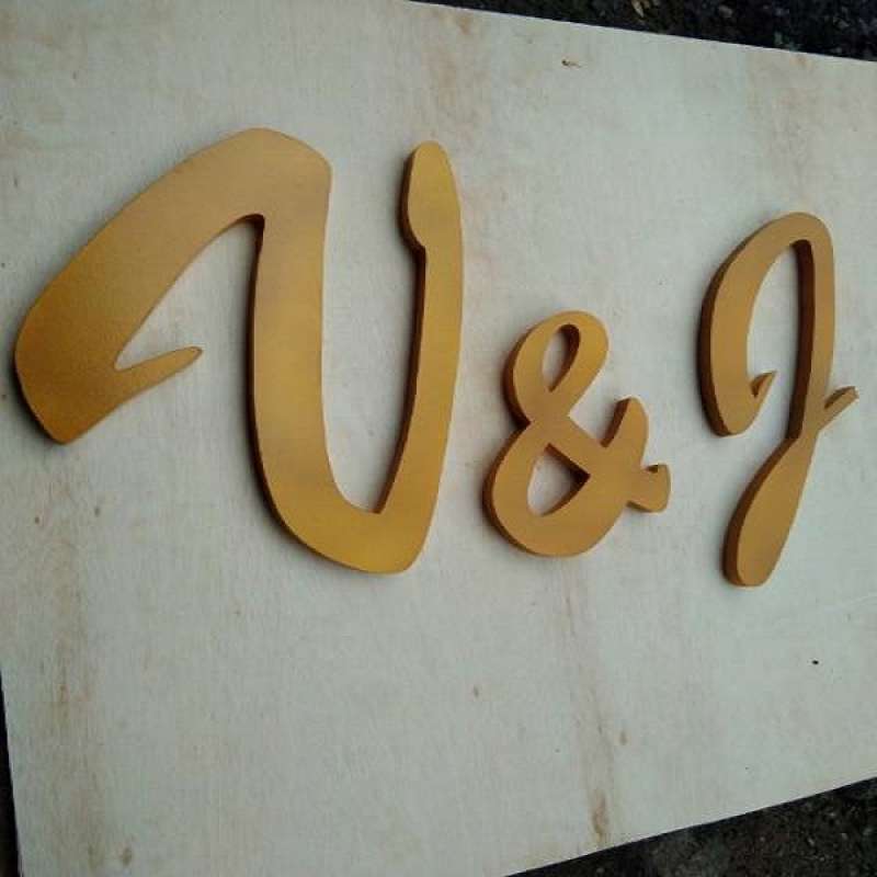Jual Wood Letter /tulisan Kayu /wooden Name /huruf Kayu 9mm Di Seller ...