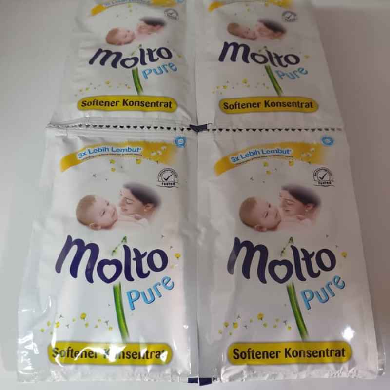 Jual Molto Pure Molto Ultra Pure Pewangi Pakaian Renceng isi 6 sachet x ...