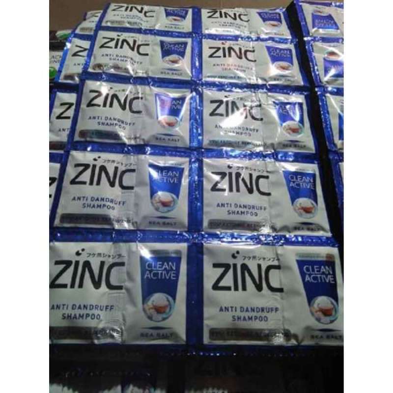 Jual Shampoo Zinc Biru Anti Ketombe Sampo Zinc Renceng 12pcs di Seller ...