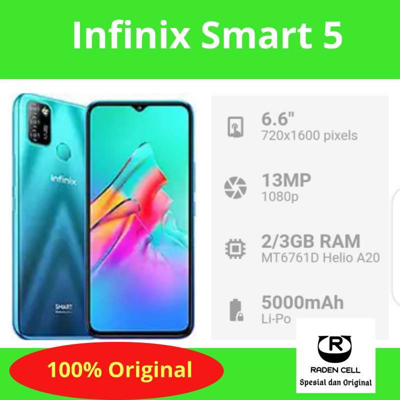 Jual Infinix Smart 5 Ram 2/32 Gb Handphone 4g Murah Hp Android 4g Murah ...