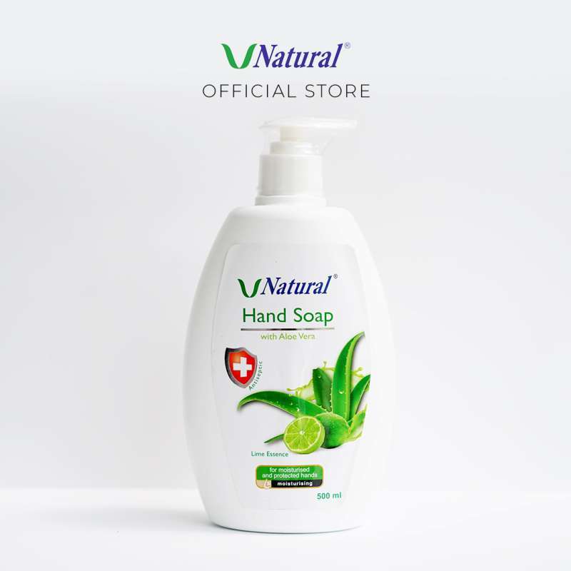 Jual V NATURAL Sabun Cuci Tangan Ekstrak Lidah Buaya 500ml di Seller V ...