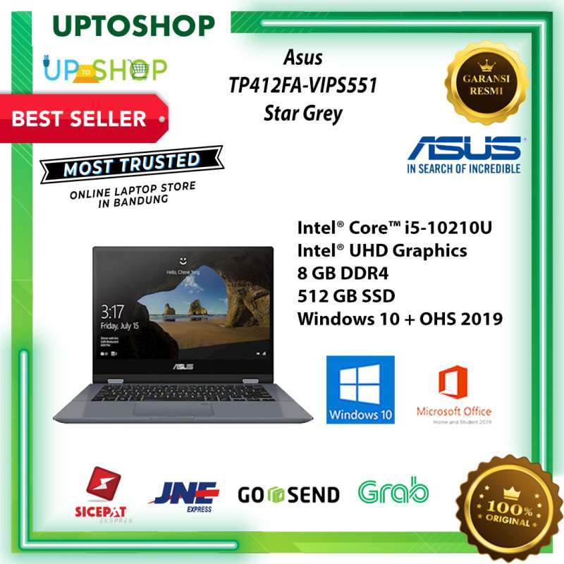 Jual Asus Tp412fa-vips551/vips552 - Laptop - [intel® Core™ I5-10210u ...