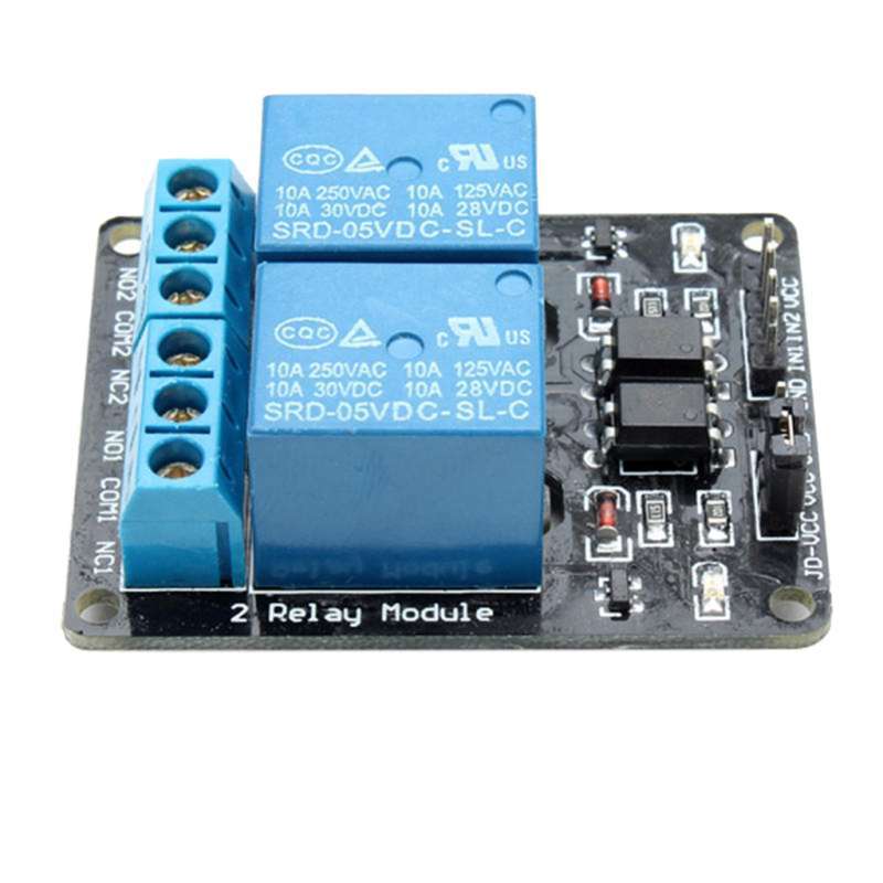Jual 5V 2 Channel Relay Control Module with Optocoupler di Seller Homyl ...