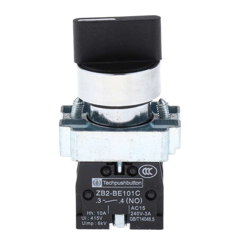 Jual 3 Position 2NO Maintained Selector Switch Gear Locking Silver Contactor di Seller Homyl ...