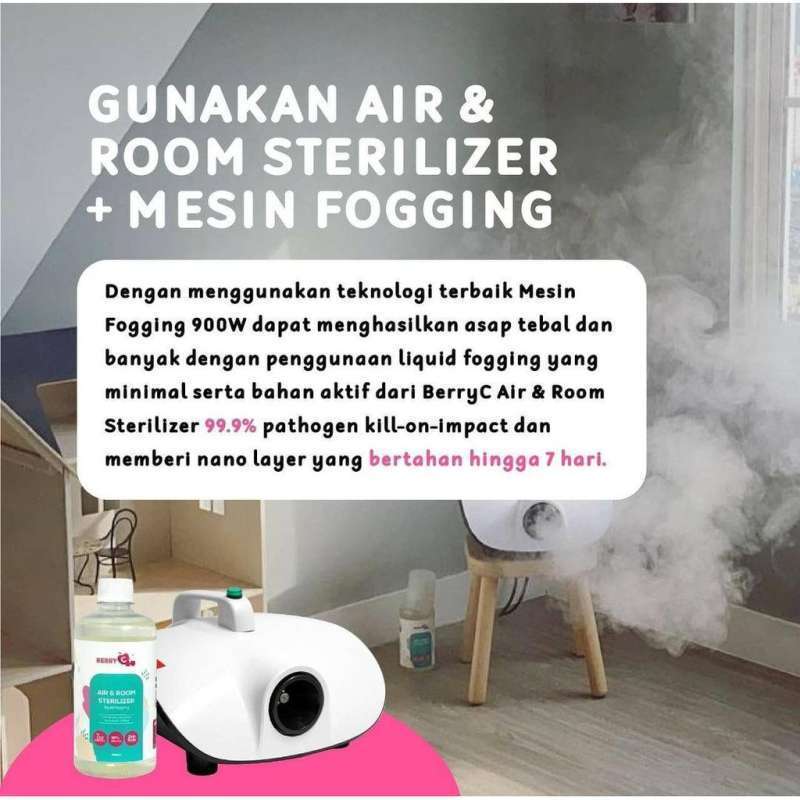 Jual Berryc Fogger Smoke Fog Machine Fogging Disinfectant - Free ...