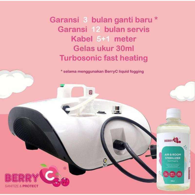 Jual Berryc Fogger Smoke Fog Machine Fogging Disinfectant - Free ...