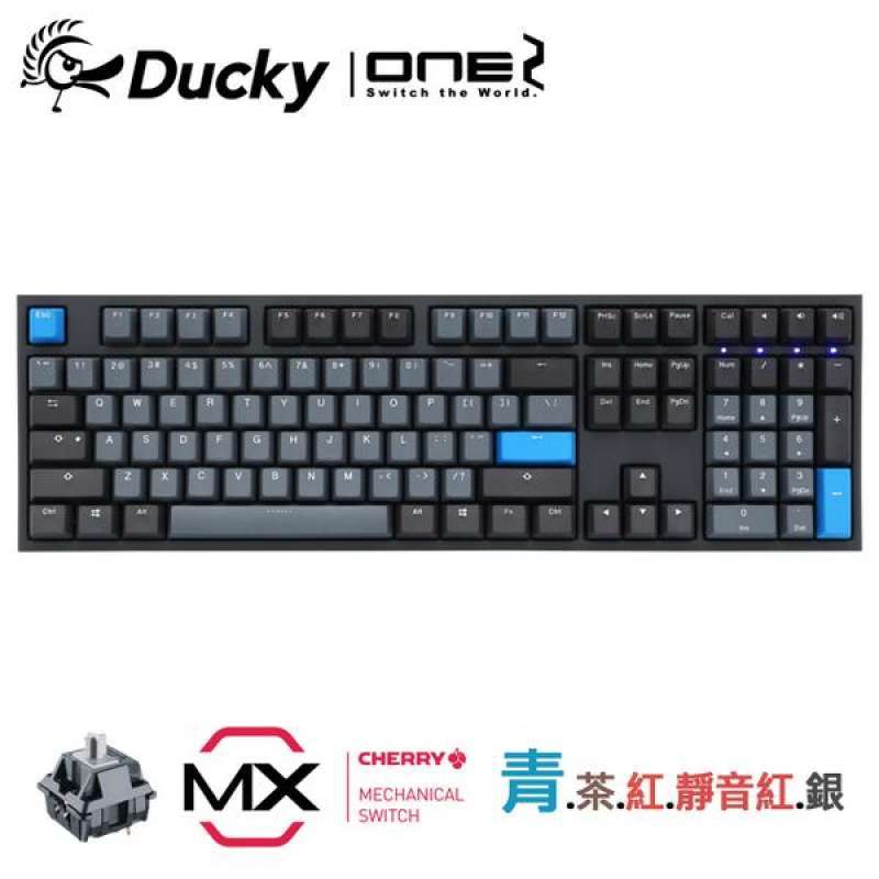 Jual (ducky)Ducky One2 Skyline two-color mechanical keyboard green axis ...