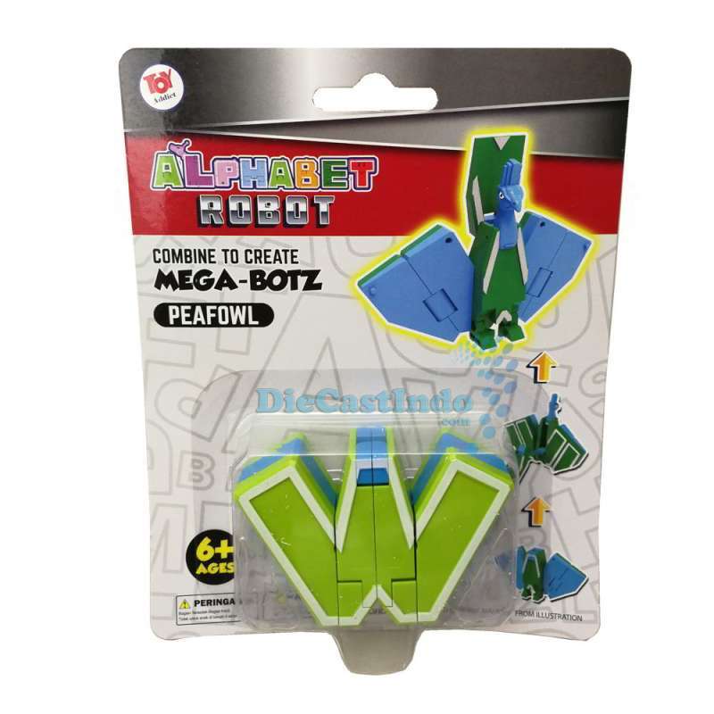 Promo Mainan Anak Toy Addict Alphabet Robot Mega-Botz Huruf W Diskon 36 ...