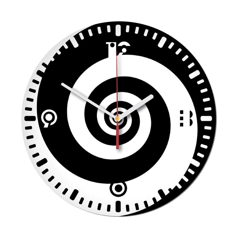 Jual Odiaz Spiral Hitam Putih Jam Dinding Di Seller Odiaz Craft ...