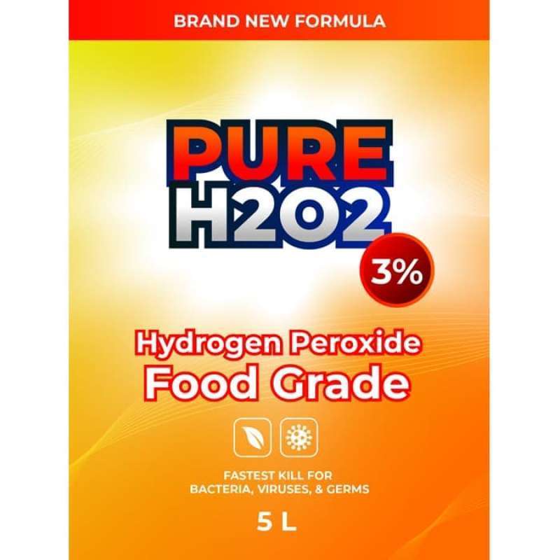 Jual Pure H2o2 Hydrogen Peroxide [3%/ Food Grade/ 5 Liter ] Di Seller ...