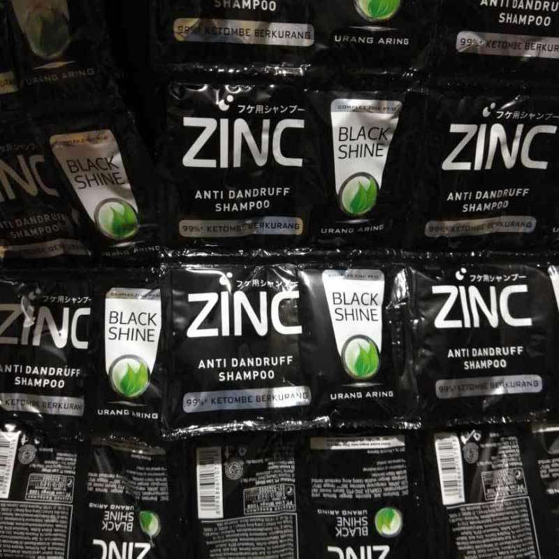 Jual Zinc Black Shine Shampoo [10mL/ 12 Sachet] HITAM di Seller Agen ...