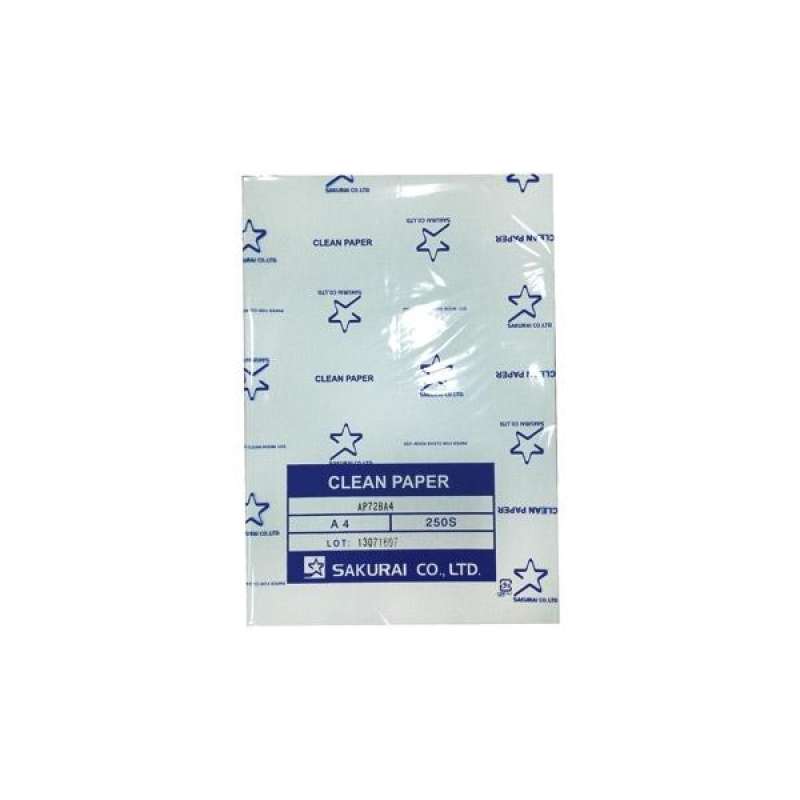 Jual Sakurai Ex-clean Clean Photocopy Paper / Baby Blue / A4 / 250 ...