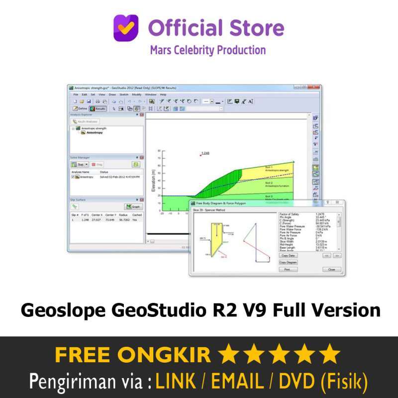 Promo Software Geoslope GeoStudio 2018 R2 V9 Full Version Terbaru Geo ...
