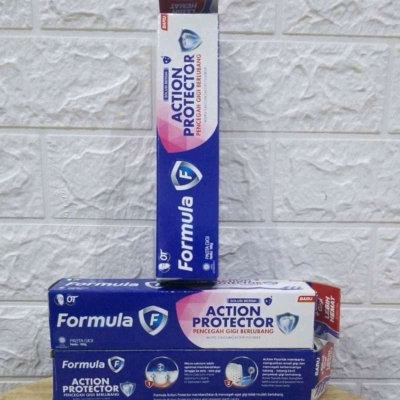 Jual Pasta Gigi FORMULA Action Protector 190 gr, Gratis 1 Sikat Gigi ...