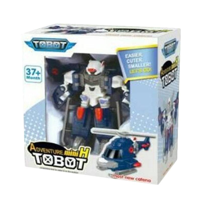 Jual Tobot Adventure Mini H Transformer Robot Helicopter Mainan Anak Di ...