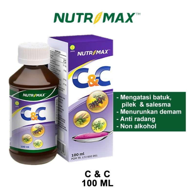 Jual NUTRIMAX C&C CNC SYRUP OBAT HERBAL SIRUP OBAT HERBAL BATUK PILEK ...