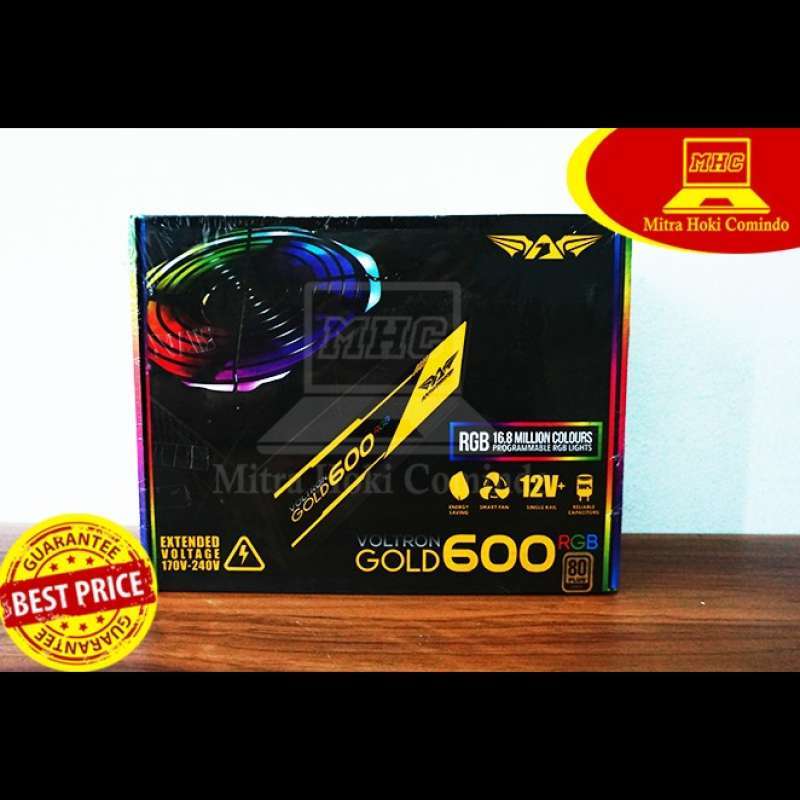 Jual PSU POWER SUPPLY ARMAGGEDDON VOLTRON 600W GOLD RGB di Seller HOKI ABADI SENTOSA - Kesawan ...
