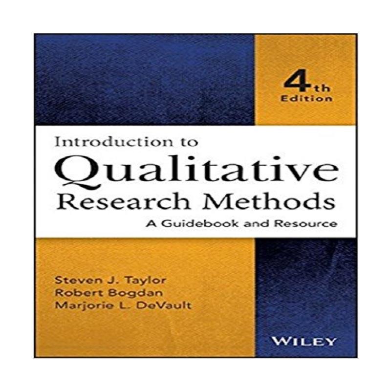 Jual Introduction To Qualitative Research Methods A Guidebook And ...