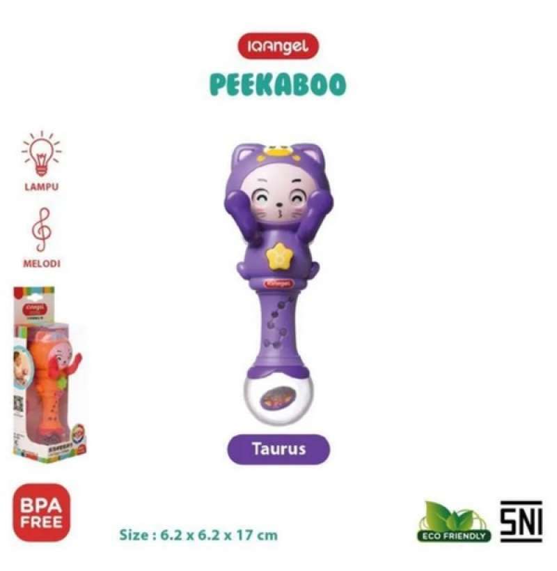 Jual Iq Angel Peekaboo Smart Rattle - Taurus Di Seller A To Z Family ...