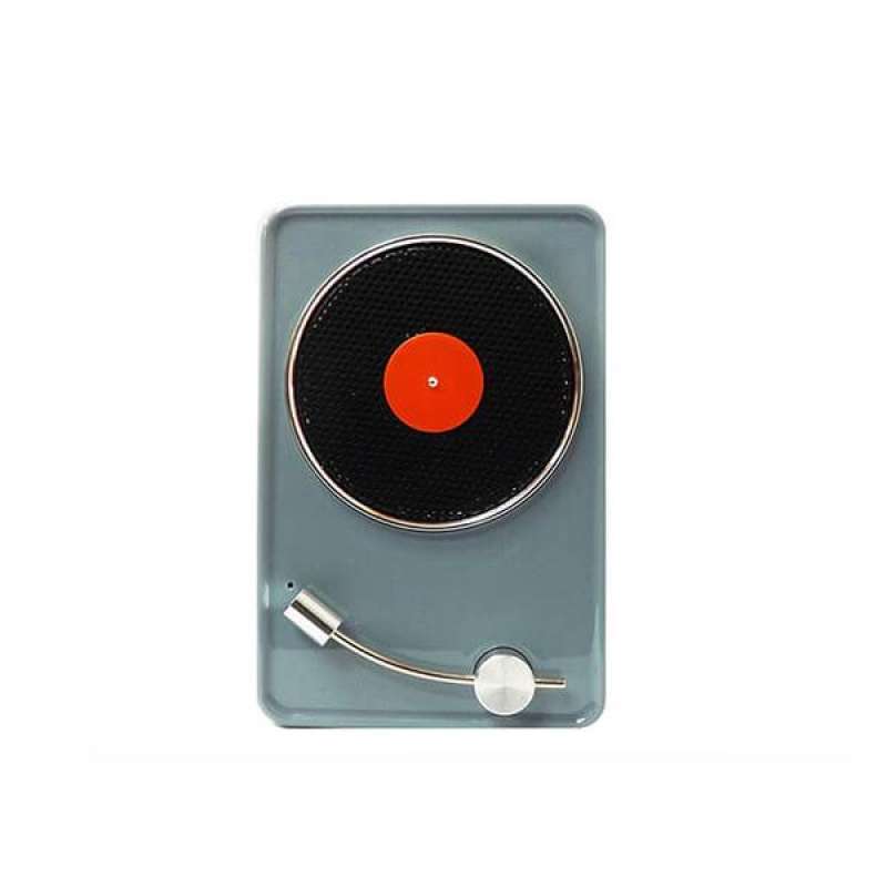 Jual Igrass retro mesin vinyl Bluetooth speaker IGS001-Gray di Seller ...