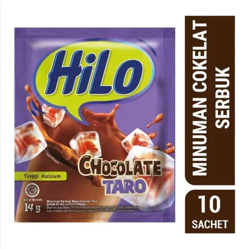 Jual Hilo Chocolate Taro Renceng Minuman Cokelat [10 Sachets] di Seller ...