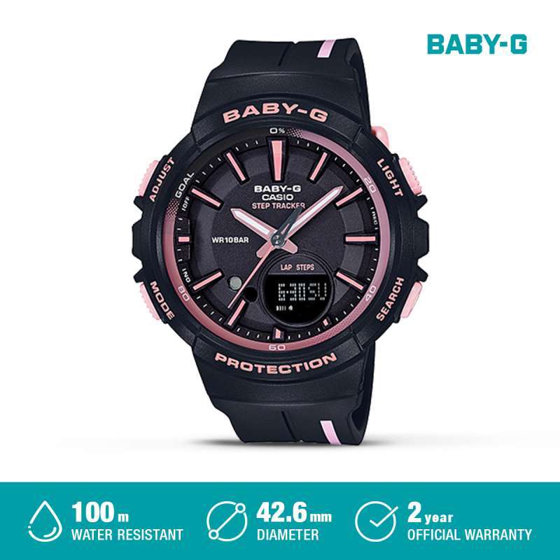 Jual Casio Baby-G Step Tracker/Bluetooth Original BGS-100RT-1ADR Jam ...