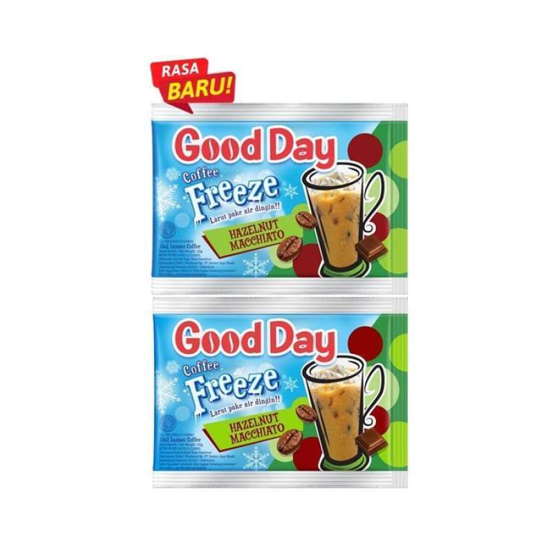 Jual Good Day Freeze Hazelnut Macchiato Kopi Instan [30 g/ 10 Sachet ...