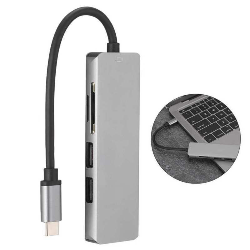 Promo Usb C To Hdtv 5 In 1 Multifunction Adapter Converter 5 Ports ...