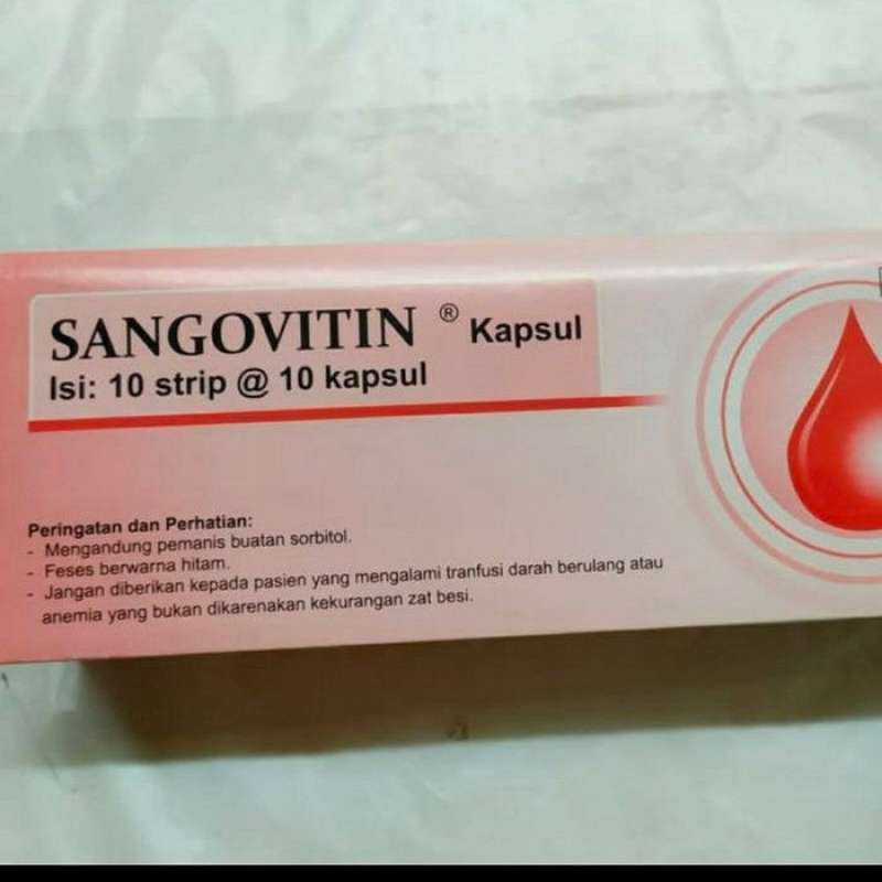 Jual Sangovitin (10 Strip @ 10 Kapsul) Di Seller Juragan Vitamin ...