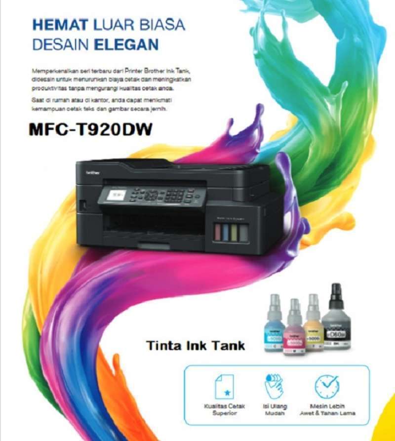 Jual Brother Mfc-t920dw Printer Ink Tank Multifunction T920 Wifi Duplex ...