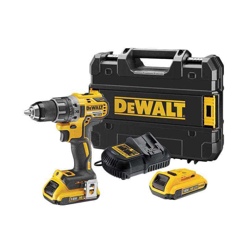 Jual DeWalt DCD796D2 18V XR Li-Ion Compact Hammer Drill Kit Mesin Bor ...