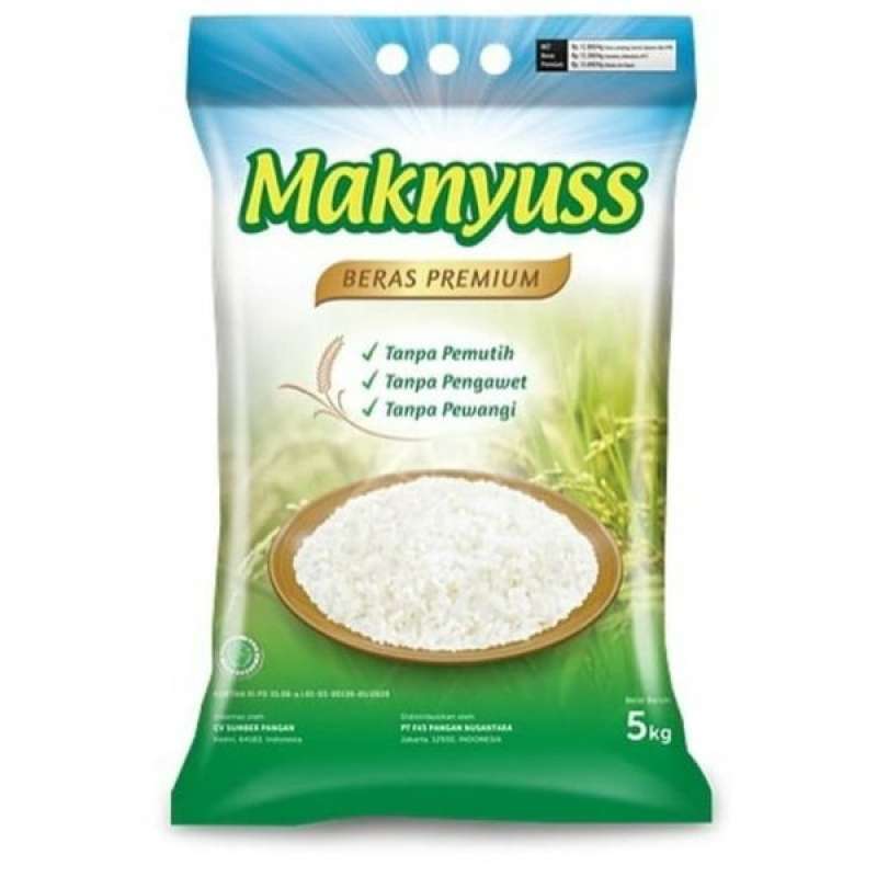 Jual MAKNYUSS BERAS 5KG di Seller Hypermart Cyberpark Official Store ...