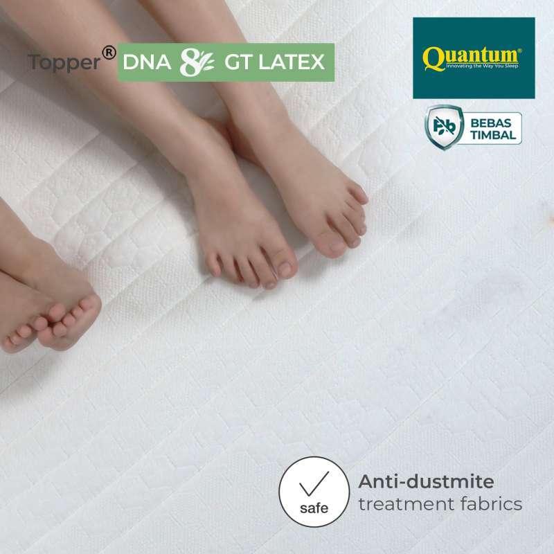 Promo Quantum Topper Greentea Latex Dna 8cm - Kasur Spring Bed ...