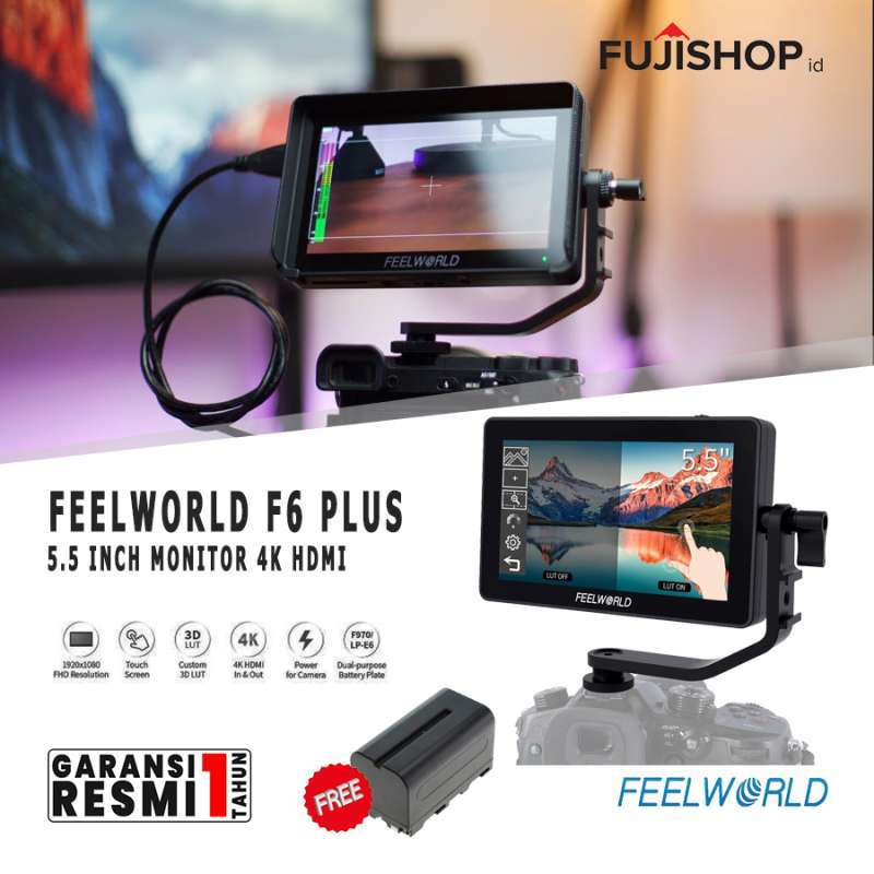 Jual Fujishopid Feelworld F6 Plus Feelworld 5 7 Full Hd Hdmi 4k Monitor