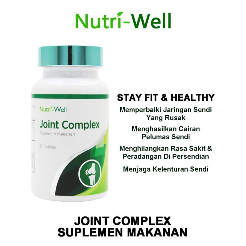Promo NUTRIWELL NUTRI-WELL JOINT COMPLEX SUPLEMEN TULANG MSM GLUKOSAMIN ...
