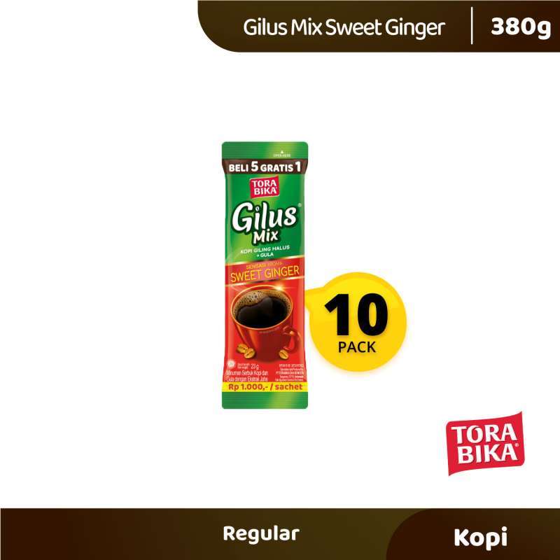 Jual Torabika Gilus Mix Sweet Ginger 10 Sachets @23 Gr di Seller Mayora ...